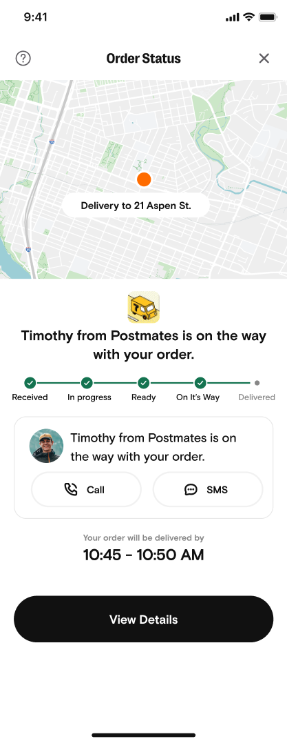 I want to check the status of my order – 7-Eleven SANDBOX